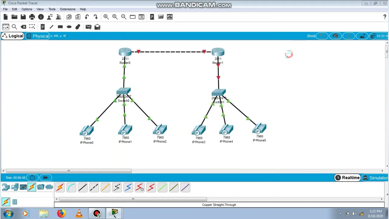 Konfigurasi VoIP 2 Router di Cisco Packet Tracer - YouTube