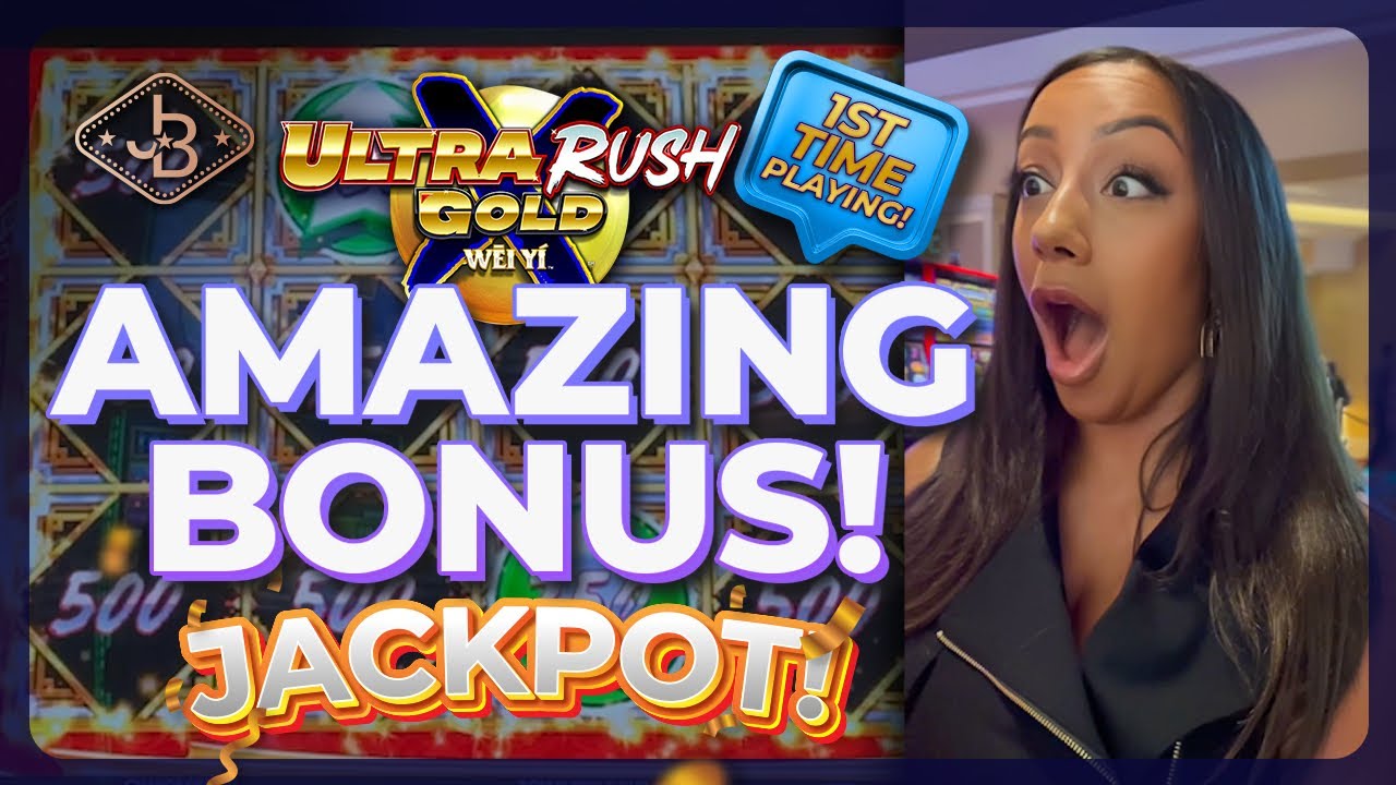 WOW! What A Slot Bonus! On Ultra Rush Gold Slot - First Time Playing ...