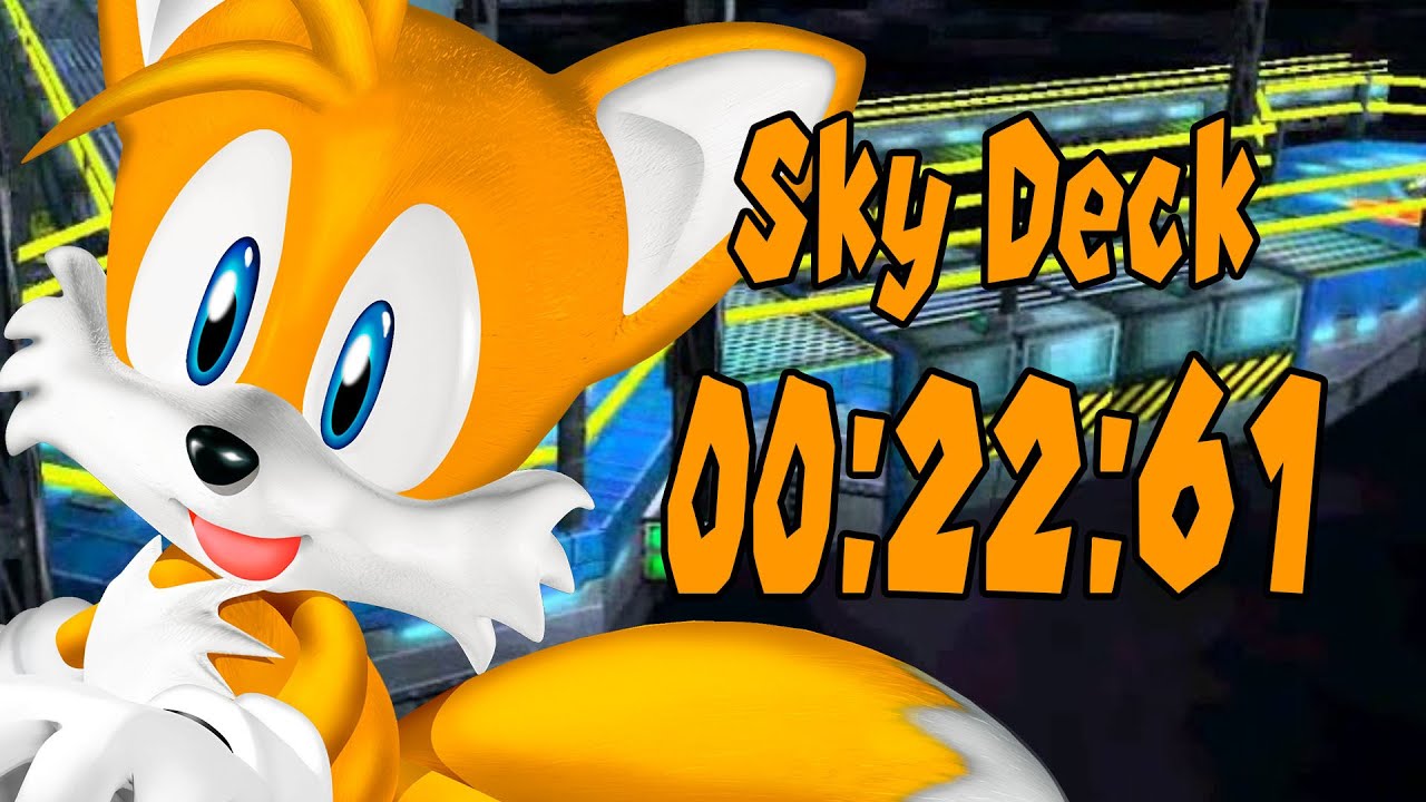 【SONIC ADVENTURE (Dreamcast)】Tails Sky Deck in 00:22:61 - YouTube