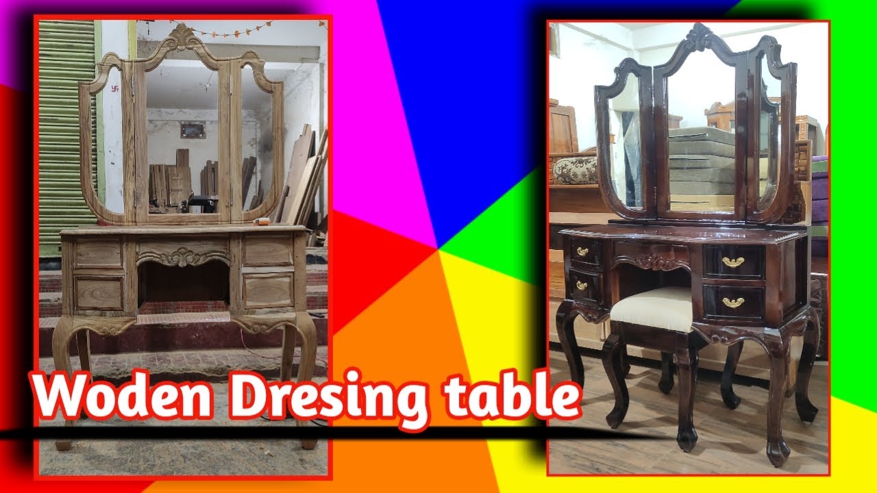 🛠️ Handmade Kathor Dressing Table | Complete Furniture Work - YouTube