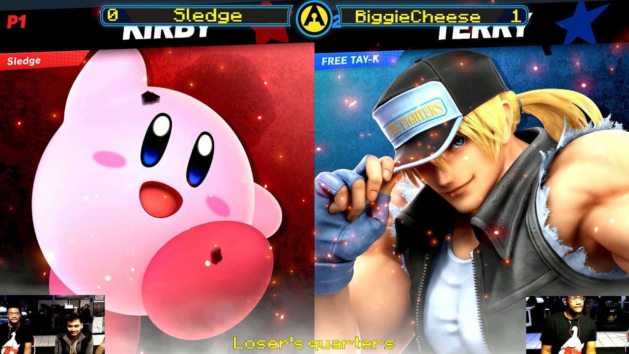 F&I Biggie Cheeze(Terry) vs Sledge(Kirby) Arcade Legacy #39 SSBU Losers ...