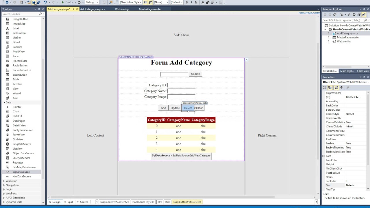 How To Delete Data From Database Sql Server Using Asp Net C By Keo Tongheng Share Youtube