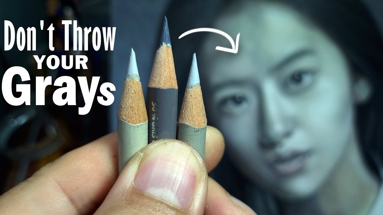 YES!...We can use GRAYs for Skin-Tone! Realistic Colored Pencil ...