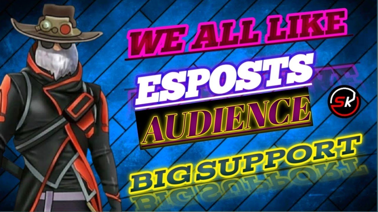 THE LEGENDARY ESPOSTS AUDIENCE 🔥 | free fire tournament support| @WWE ...