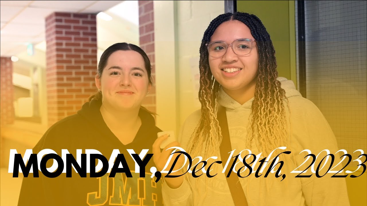 Morning Announcements - Monday, December 18th, 2023 - YouTube