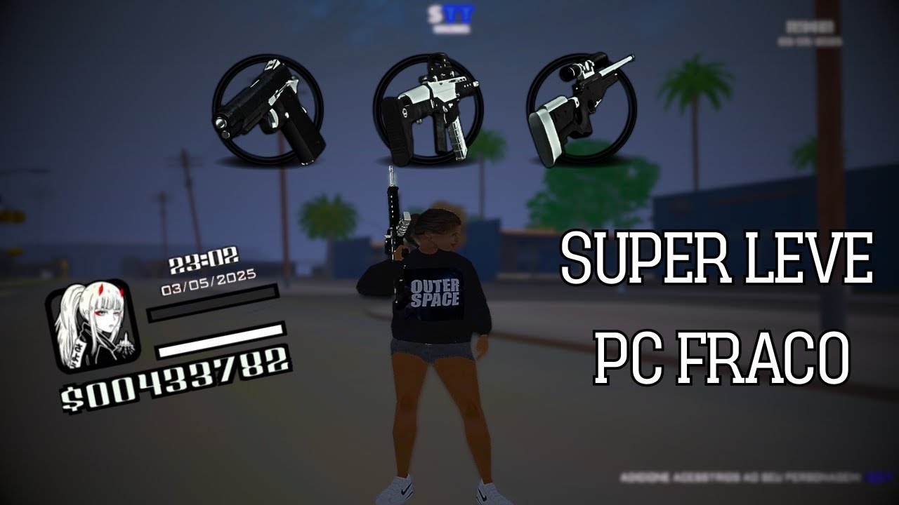 GTA ANT-LAG INDESC SAMP - MTA PC 1GB RAM LOW POLY - PC FRACO - YouTube