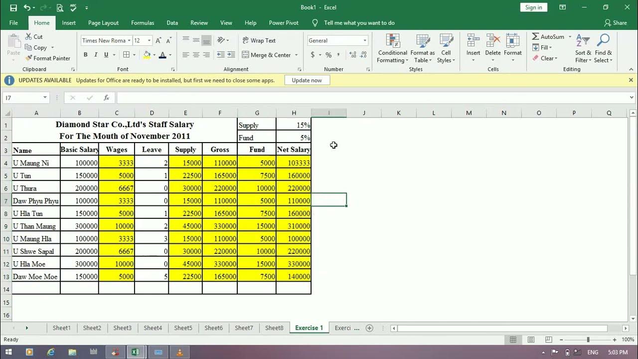 Advanced Excel (Lesson 16) - YouTube