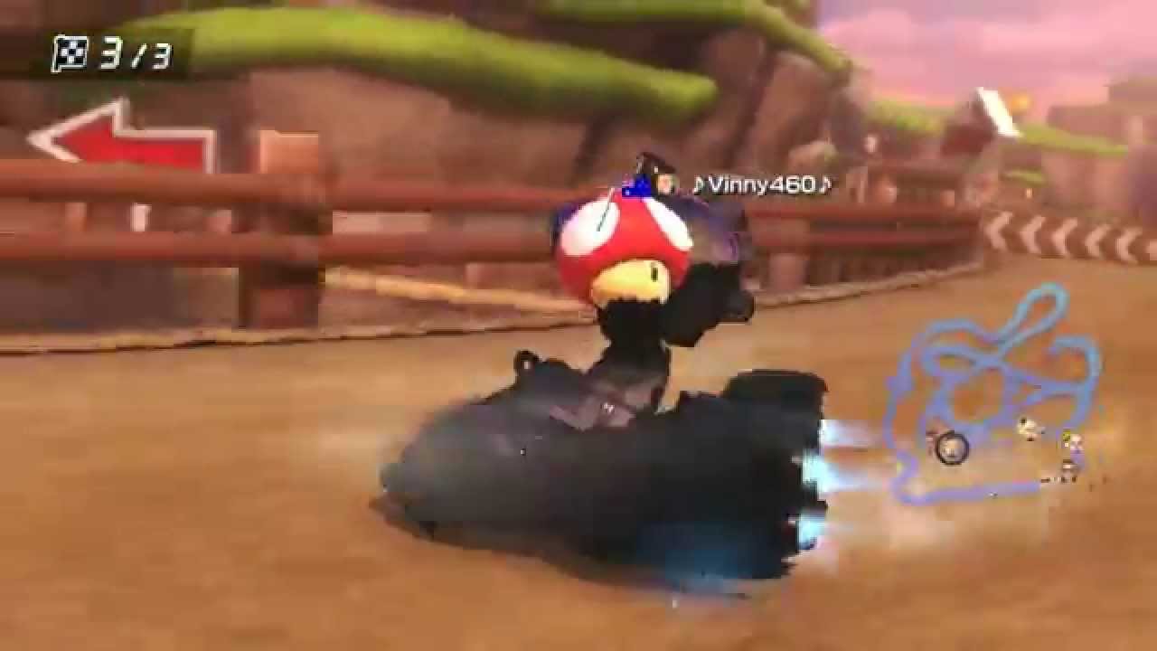 Blue Shell Dodge (N64) Yoshi Valley MK8 - YouTube