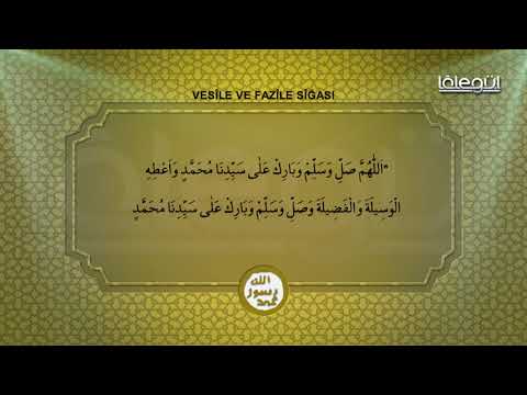 Günün Salevât-ı Şerîfesi Vesîle ve fazîle sîğası - Lâlegül TV