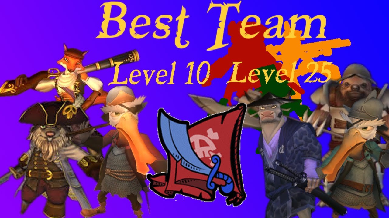Best Team for a Buccaneer through the story of Pirate101 (Levels 1 - 35 ...