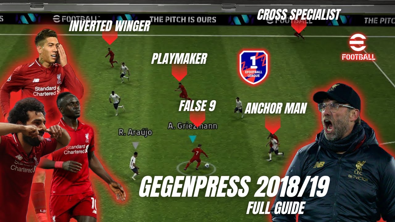 Jurgen Klopp’s GEGENPRESS Liverpool 2018/19 Tactic 🔥 eFootball 2024 ...