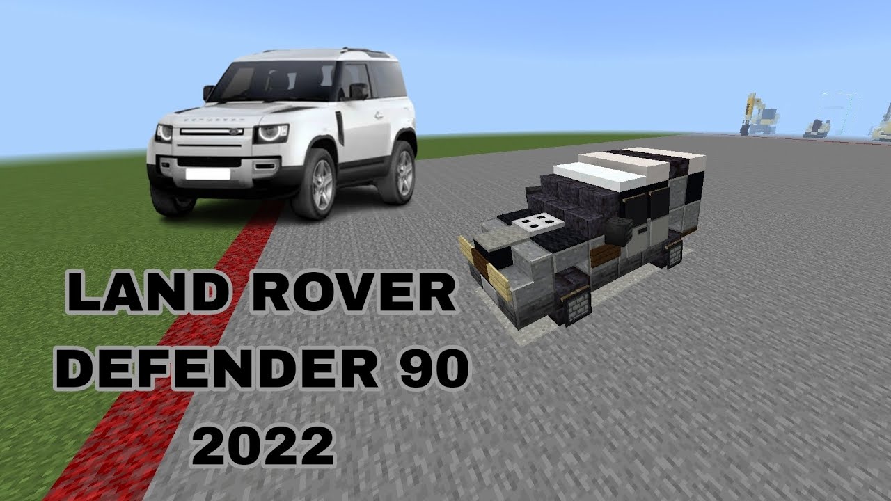 TUTORIAL MINECRAFT - Como fazer uma Land Rover defender 90 2022 no ...