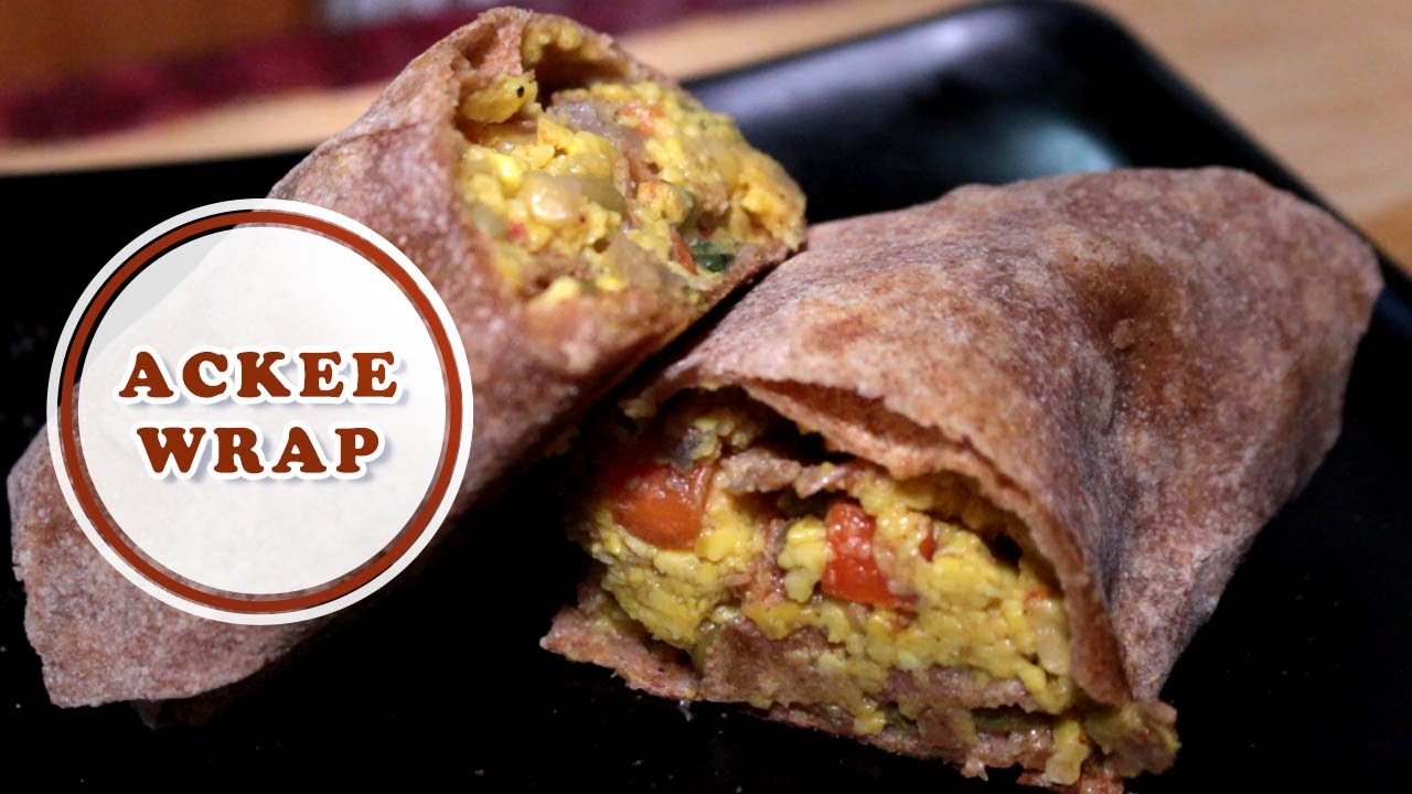 Ital food. Ackee Wrap #rasta #ackee #vegan - YouTube