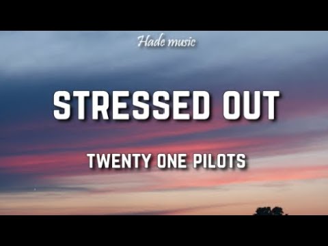 Twenty one pilots - Stressed out ( lyrics video) - YouTube