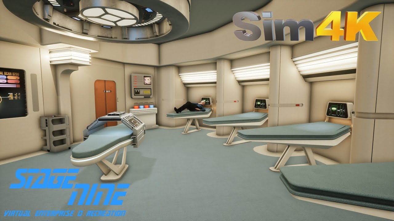 Painful -Sickbay - DECK TOUR+ - Enterprise-D 4K - YouTube
