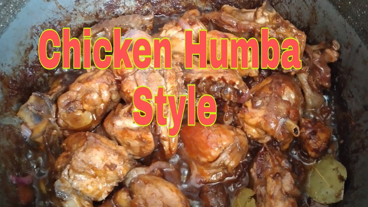My Own Version Chicken Humba Style / Marilou Simogan - YouTube