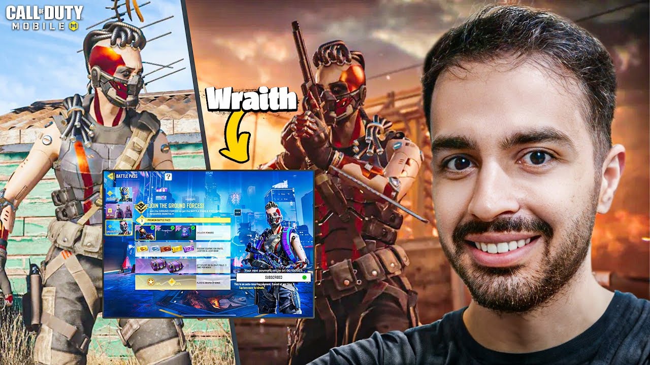 آموزش دریافت ریث سایپرپانکی بتل پس گرند فورس کالاف 😍 WRAITH BIO MECH ...