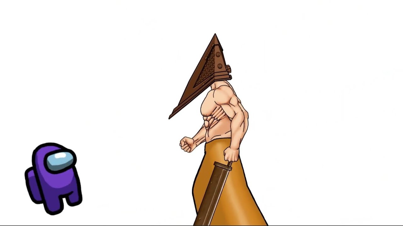 Among Us Mini Crewmate Kills - Pyramid Head , Godzilla - YouTube