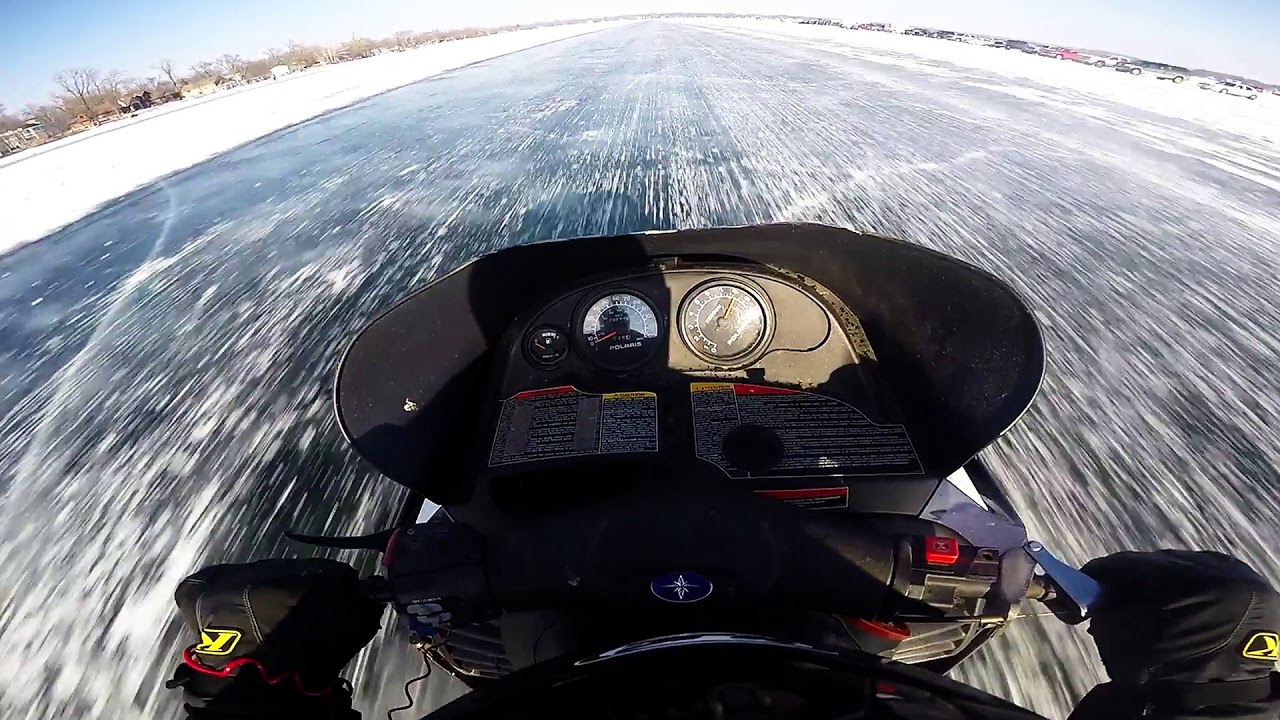 Jon's Polaris XCR 1000 speed run - YouTube