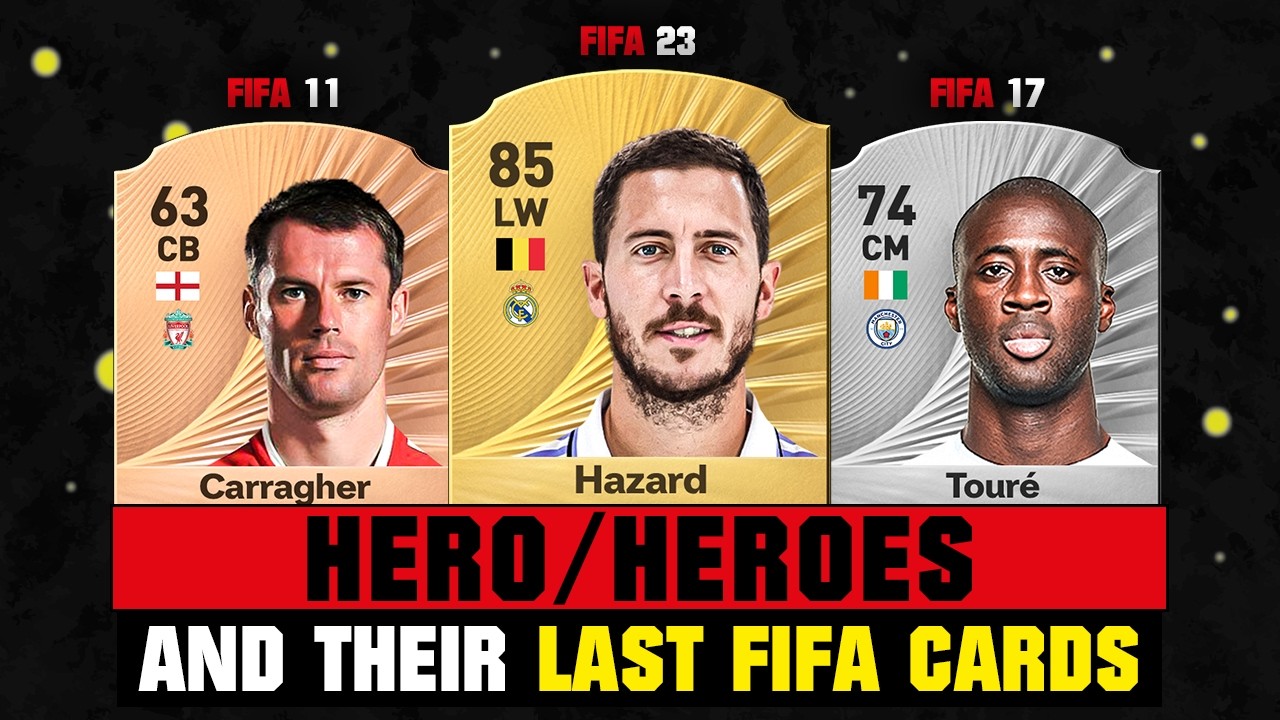 FIFA 26 | HERO and their LAST FIFA CARDS! 😔💔 ft. Hazard, Carragher ...
