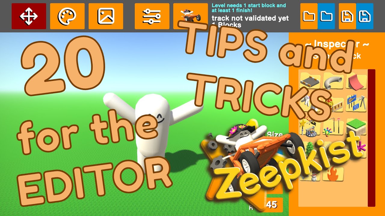 20 editor TIPS and TRICKS for zeepkist builders - YouTube