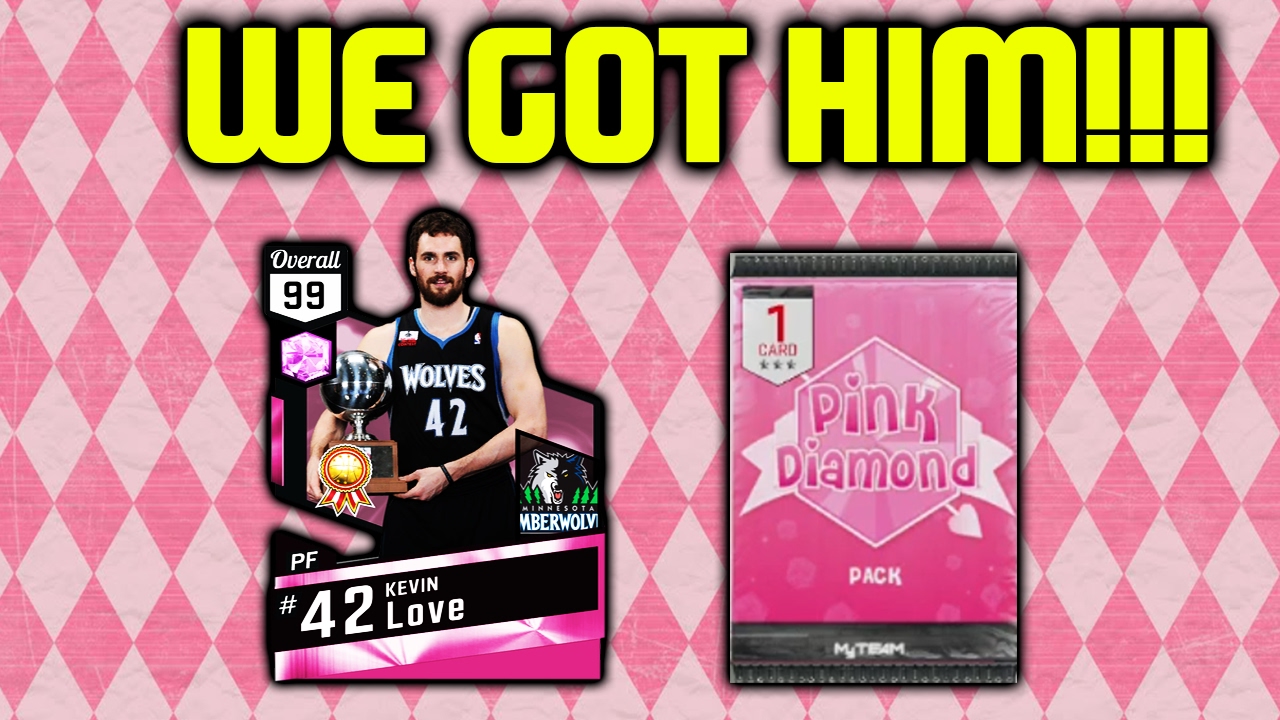 WE GOT PINK DIAMOND 99 KEVIN LOVE!!! NBA 2K17 MYTEAM LOCKER CODES - YouTube