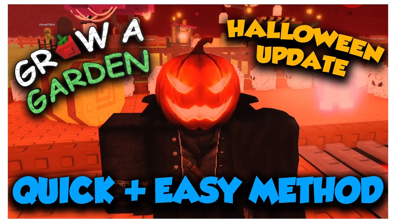 SIMPLE HALLOWEEN EVENT FARMING | Grow a Garden - YouTube