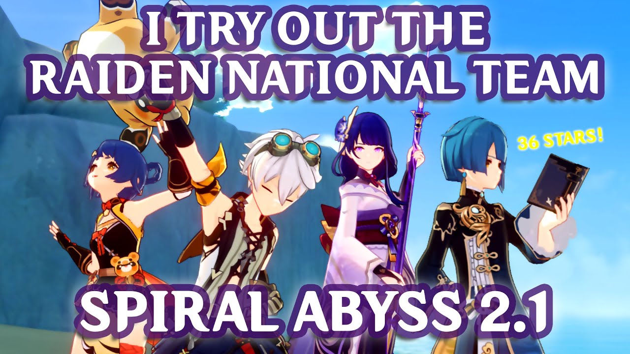The Raiden National Team IS RIDICULOUS - SPIRAL ABYSS 2.1, Floor 9-12 ...