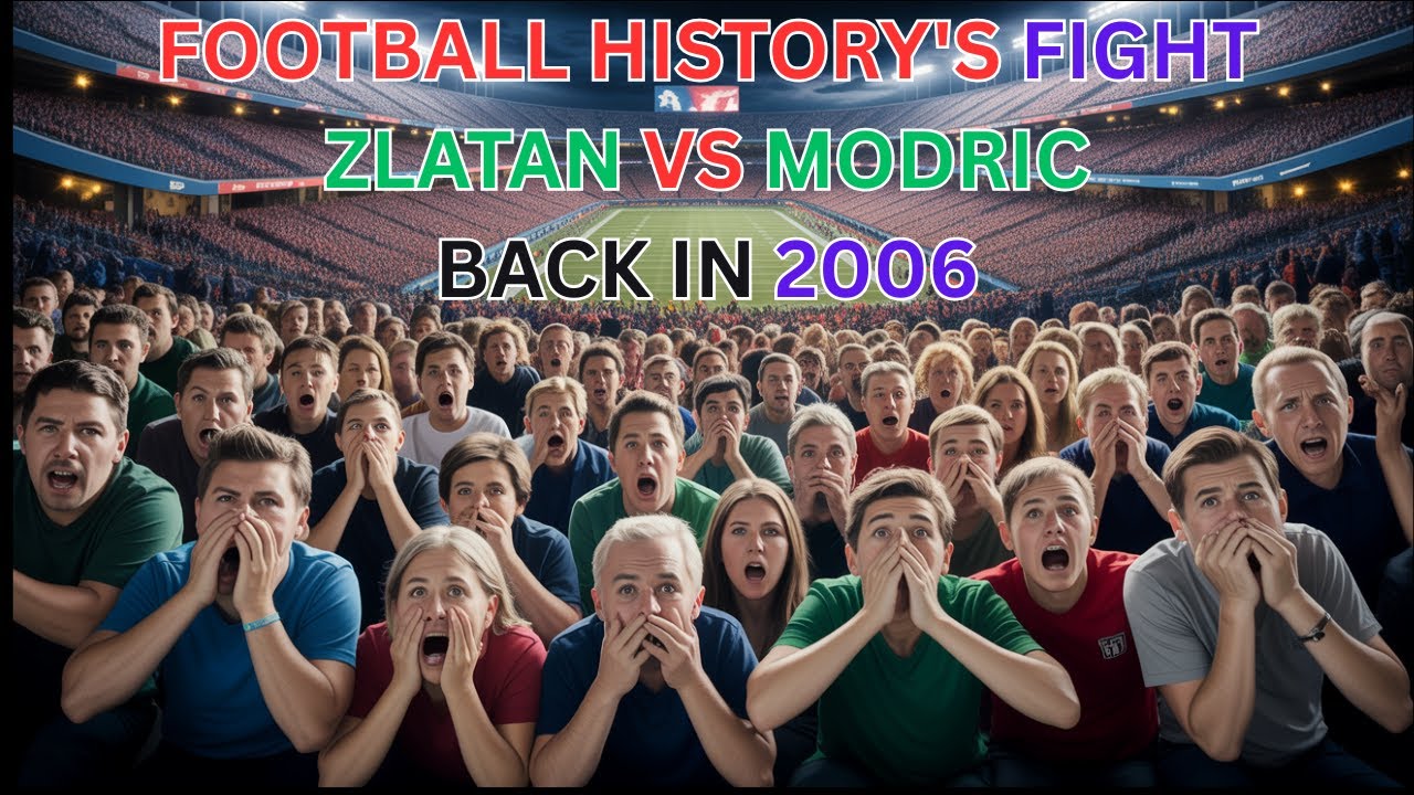 FOOTBALL HISTORY'S FIGHT ,ZLATAN VS MODRIC BACK IN 2006 - YouTube
