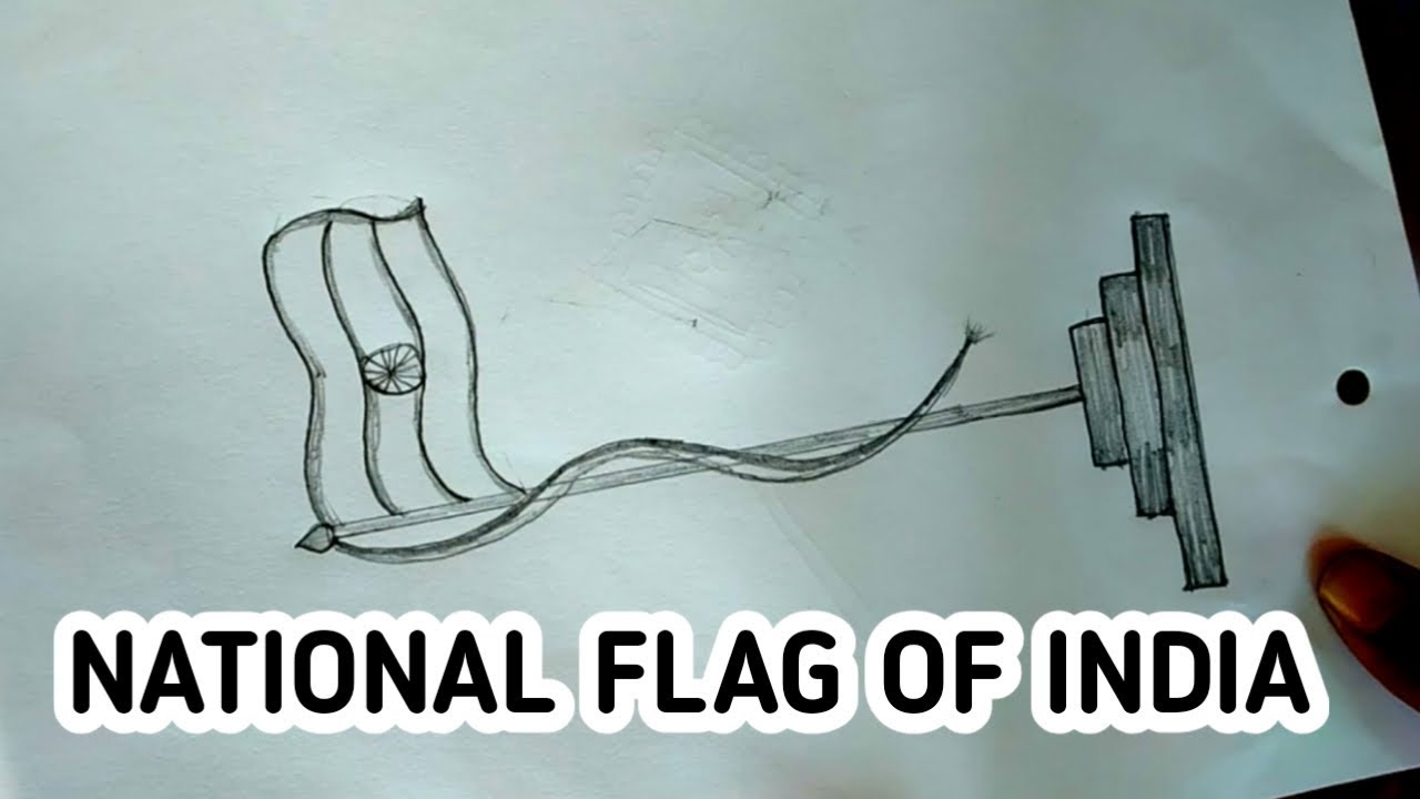 Drawing of national flag ! Pencil drawing !Art arena !farzana drawing ...