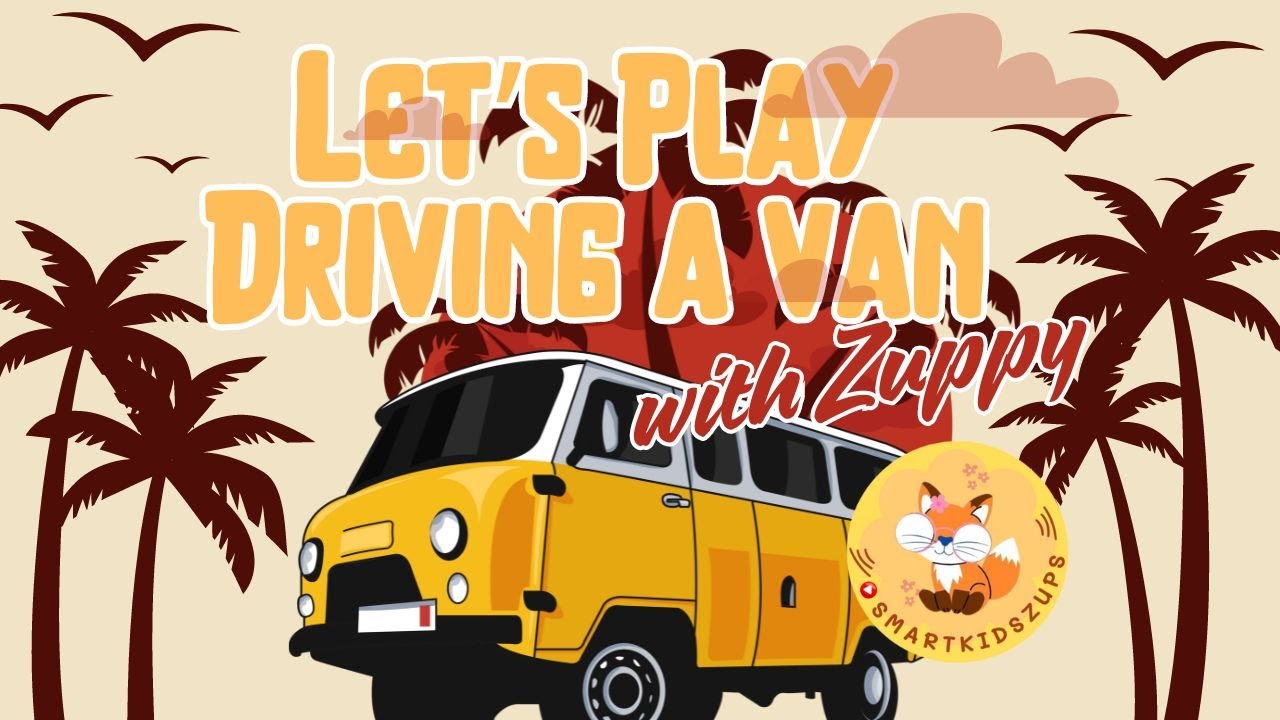 Let's Play Driving a van in English for Kids vocabulary with English ...