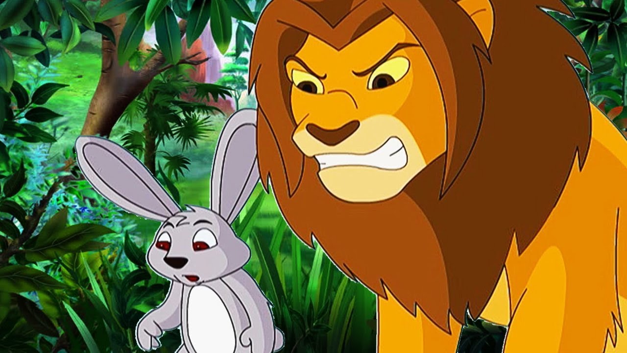 Lion King of the Jungle | शेर राजा | Hindi Fairy Tales | Lion & the ...