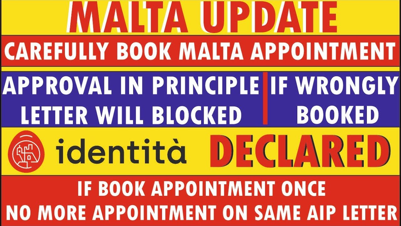 🚨 ALERT-ID Malta: Approval in Principle Letter Will Lock! | Carefully ...