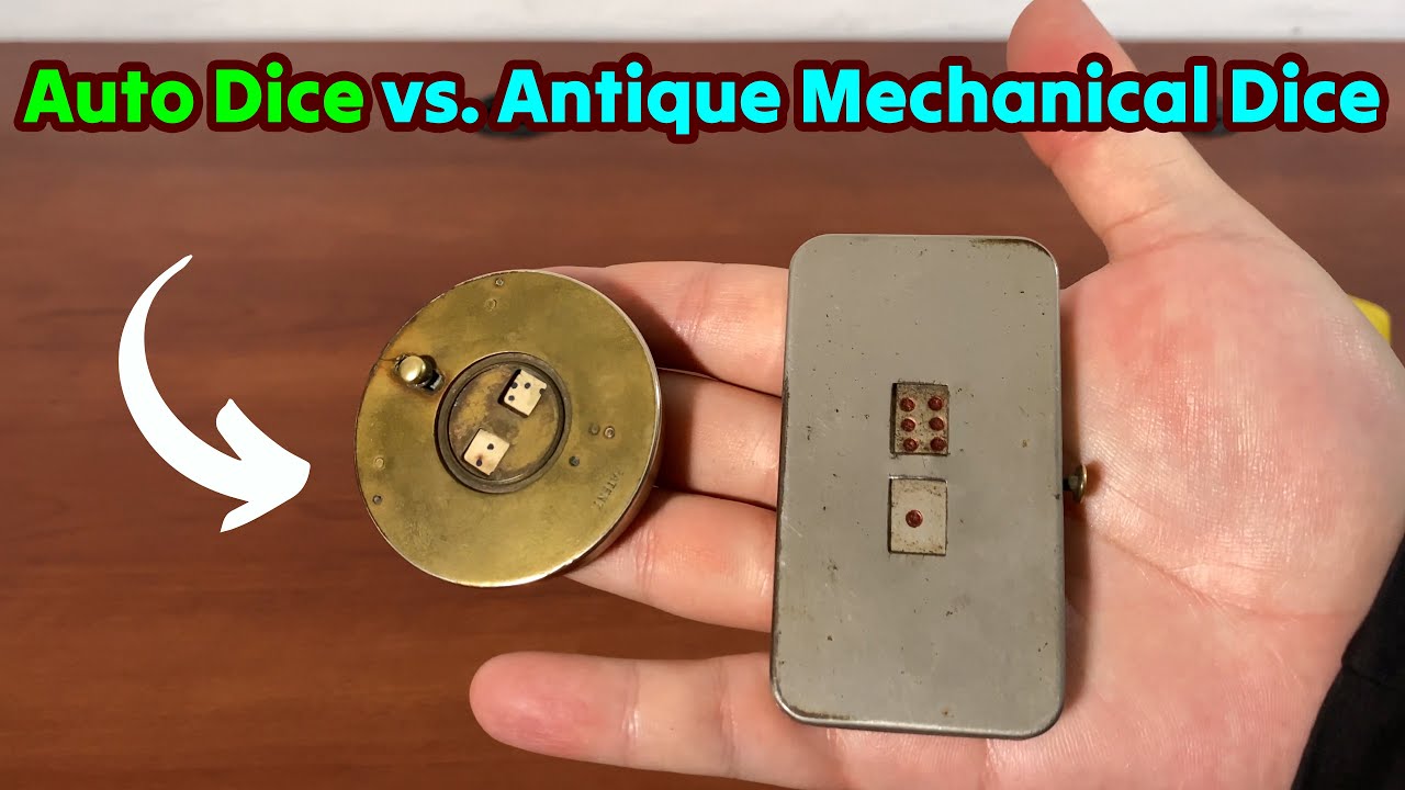 Demley Auto Dice vs Antique Brass Mechanical Dice 🎲 Gadgetify - YouTube