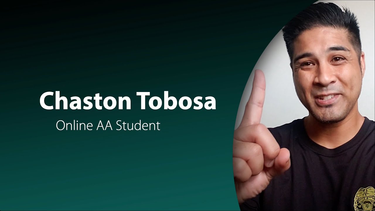 Online AA Student Spotlight: Chaston Tobosa - YouTube