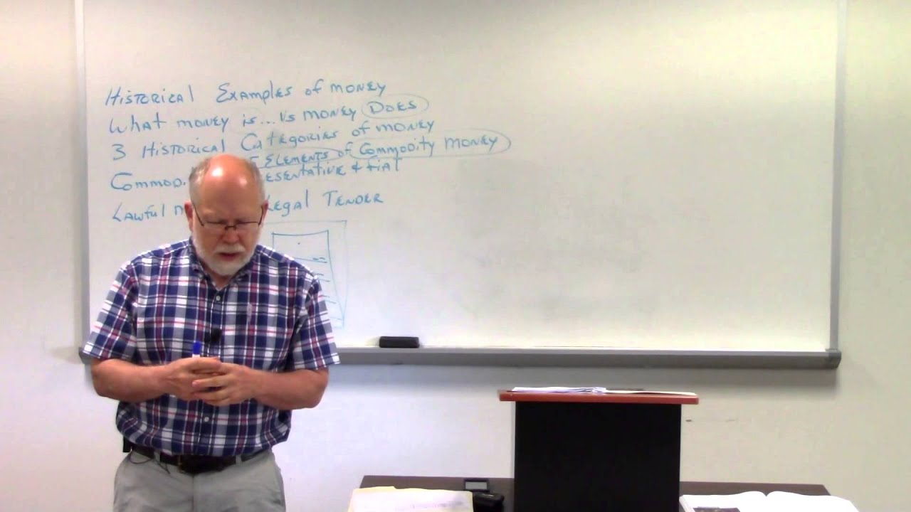 11 03 Commodity Money vs Representative Money - YouTube