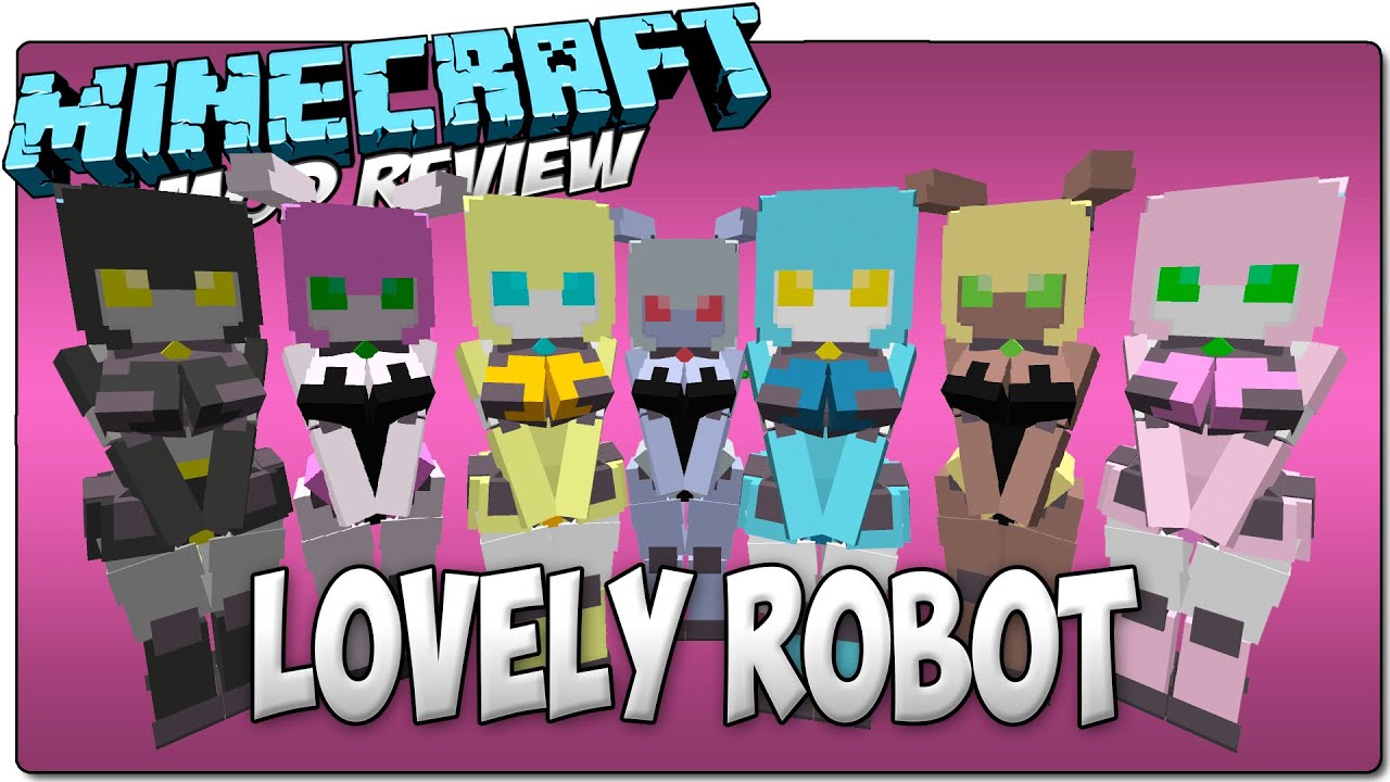 LOVELY ROBOT MOD MINECRAFT 1.7.10 | CONEJITAS SEXYS PLAYBOY | NOVIAS CONEJAS - YouTube