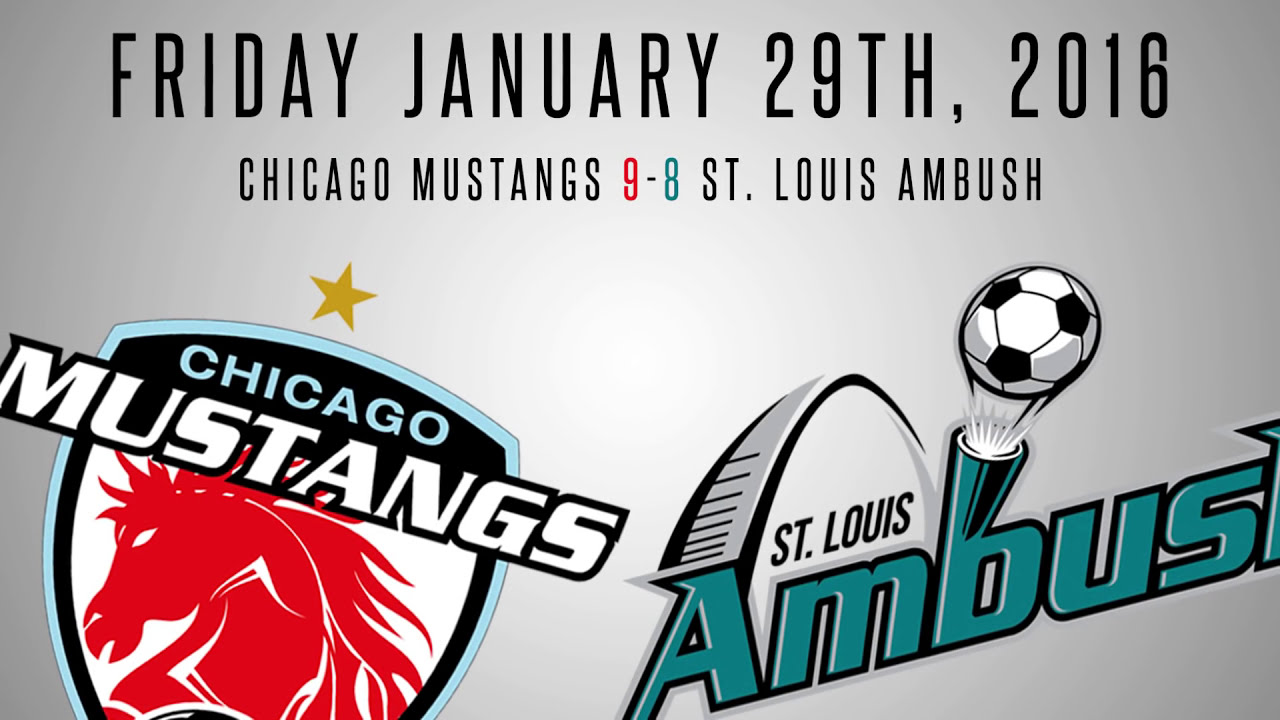 [1/29/2016] Chicago Mustangs vs. St. Louis Ambush Highlights - YouTube
