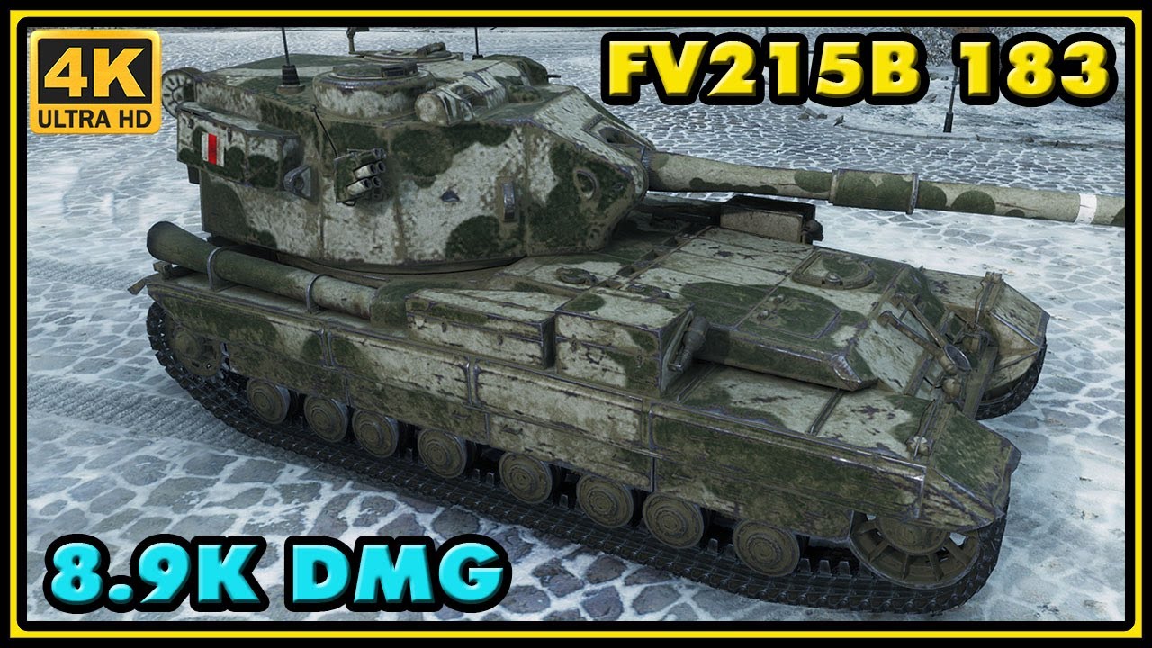 FV215b (183) - 8 Kills - 8,9K Damage - World of Tanks Gameplay - YouTube