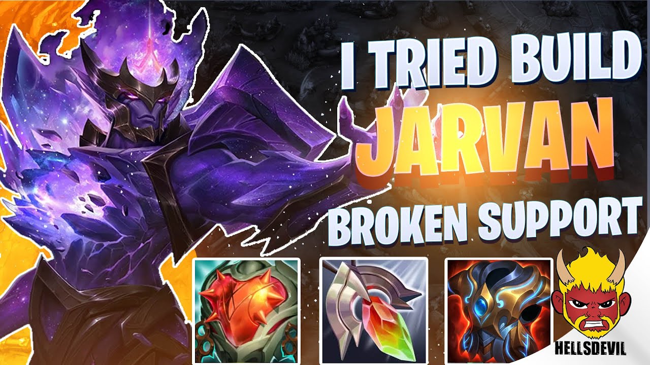 WILD RIFT | I Tried Broken Supports Jarvan Build... | Challenger Jarvan ...
