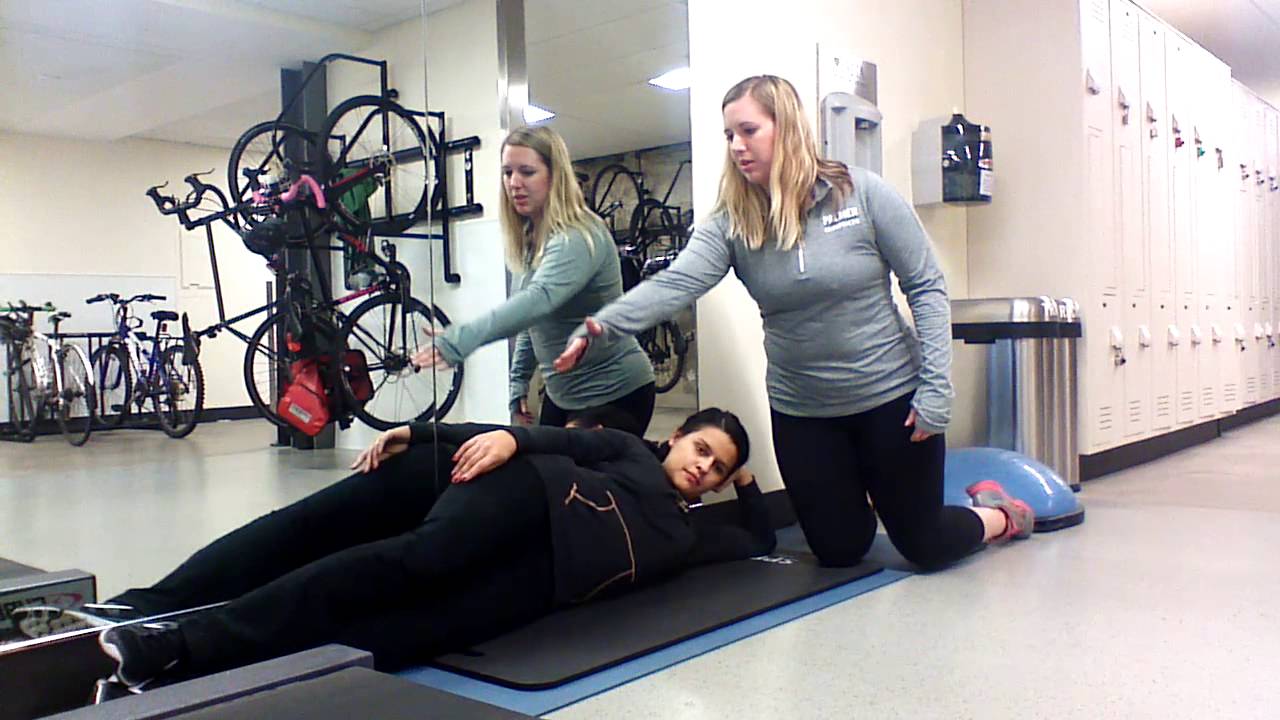 Basic Pelvic Stabilizing Exercises 2 : City Fit Fmily Chiro - YouTube