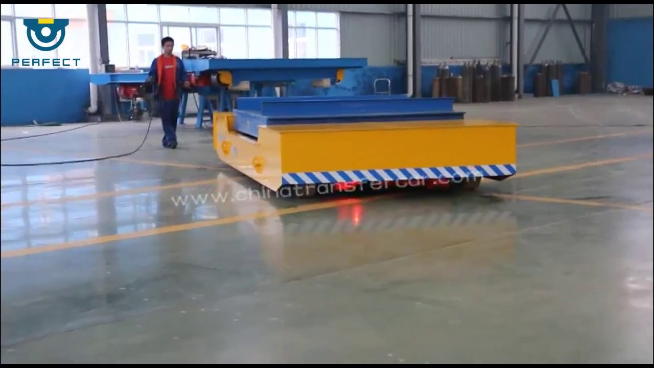 hydraulic solution of cable powered handling trolley - YouTube