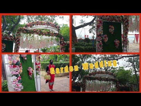 Garden Wedding 🏞️Rock Garden Ranchi/Beautiful Wedding Decoration ...