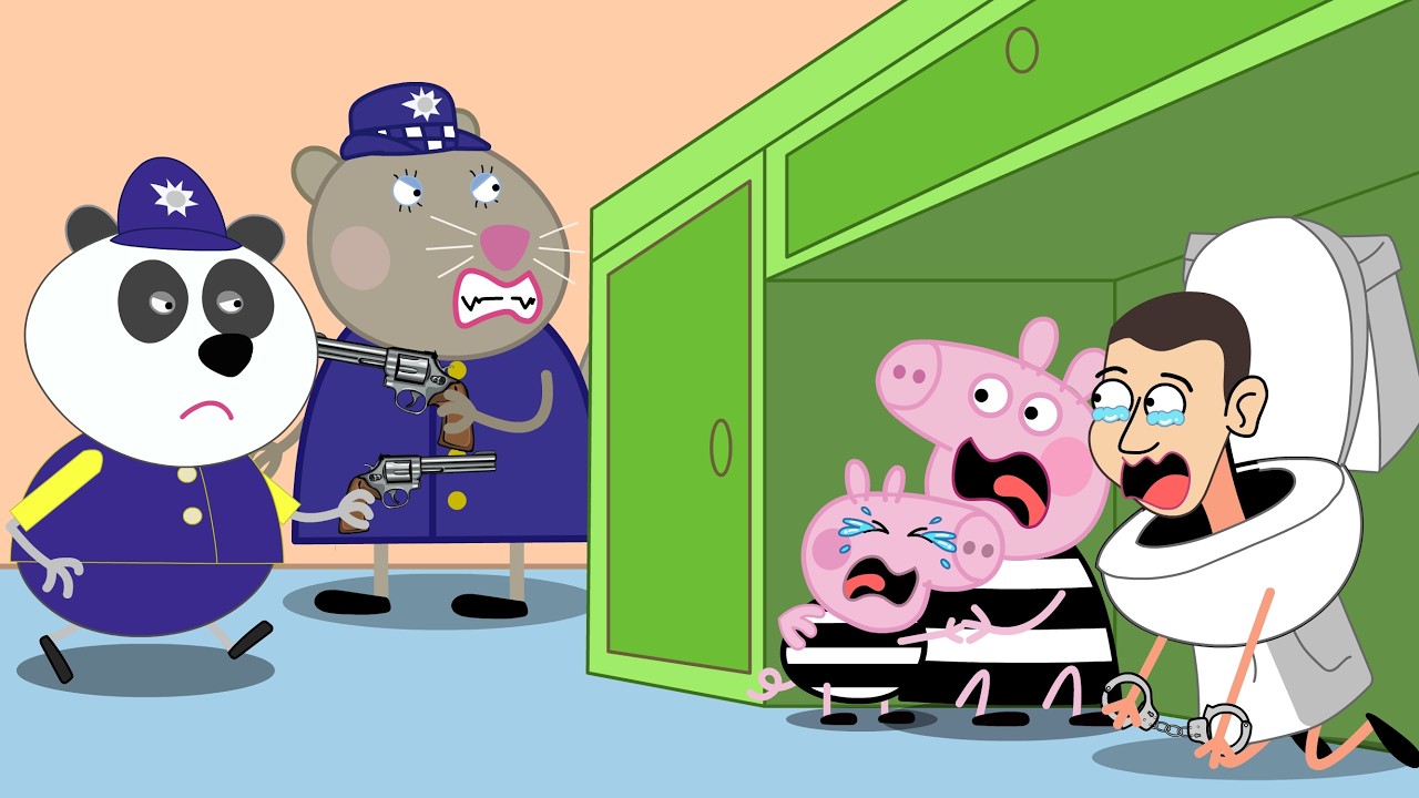 Peppa and Skibidi Toilet Got Busted! 💥😭 The Great Escape Failed | Peppa ...