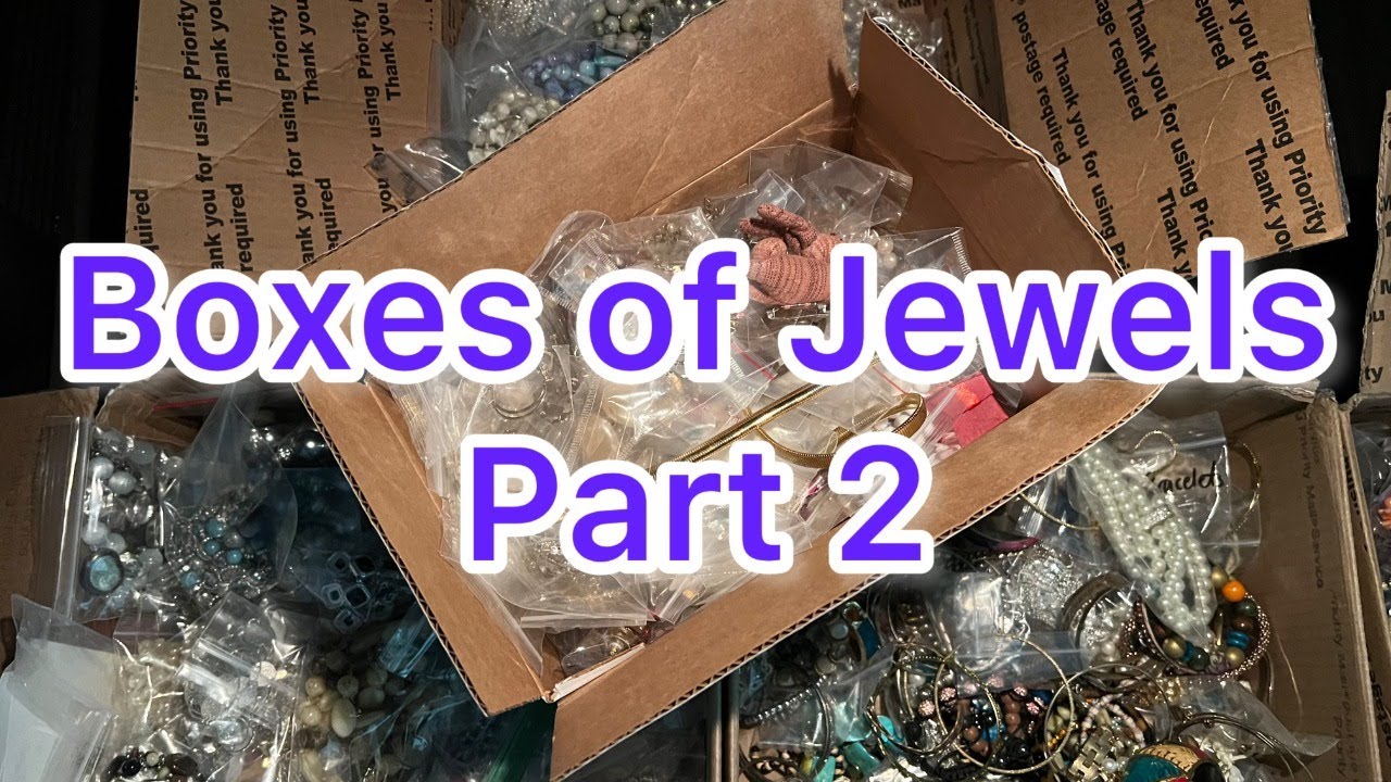 Boxes of Jewels LIVE Part 2 #live #jewelry - YouTube
