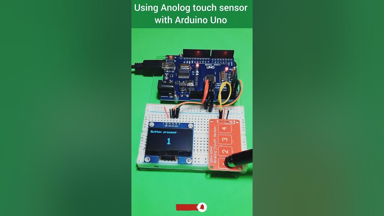 Using Analogue Touch Sensor With Arduino Arduinoproject Arduino Diyproject Diyelectronics