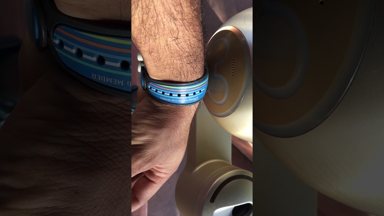 DVC magic at Epcot band scanners ' welcome home ' - YouTube