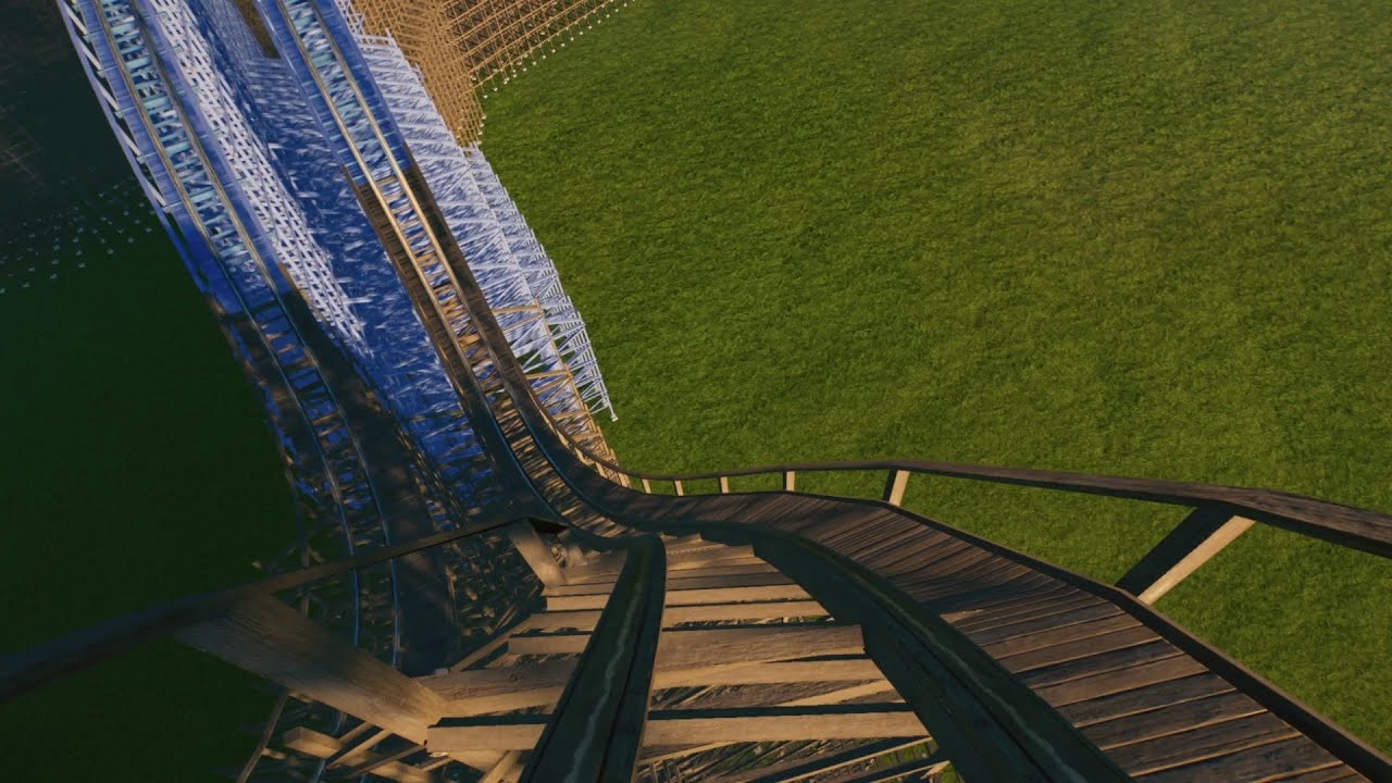 Ravine Flyer Coaster Onride Planet Coaster 2 (made by Bah Iah kay) [POV ...
