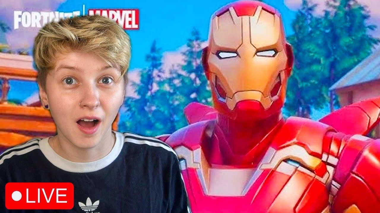 Fortnite Update & NEW Iron Man Mk 45 Skin! LIVE 🔴 - YouTube