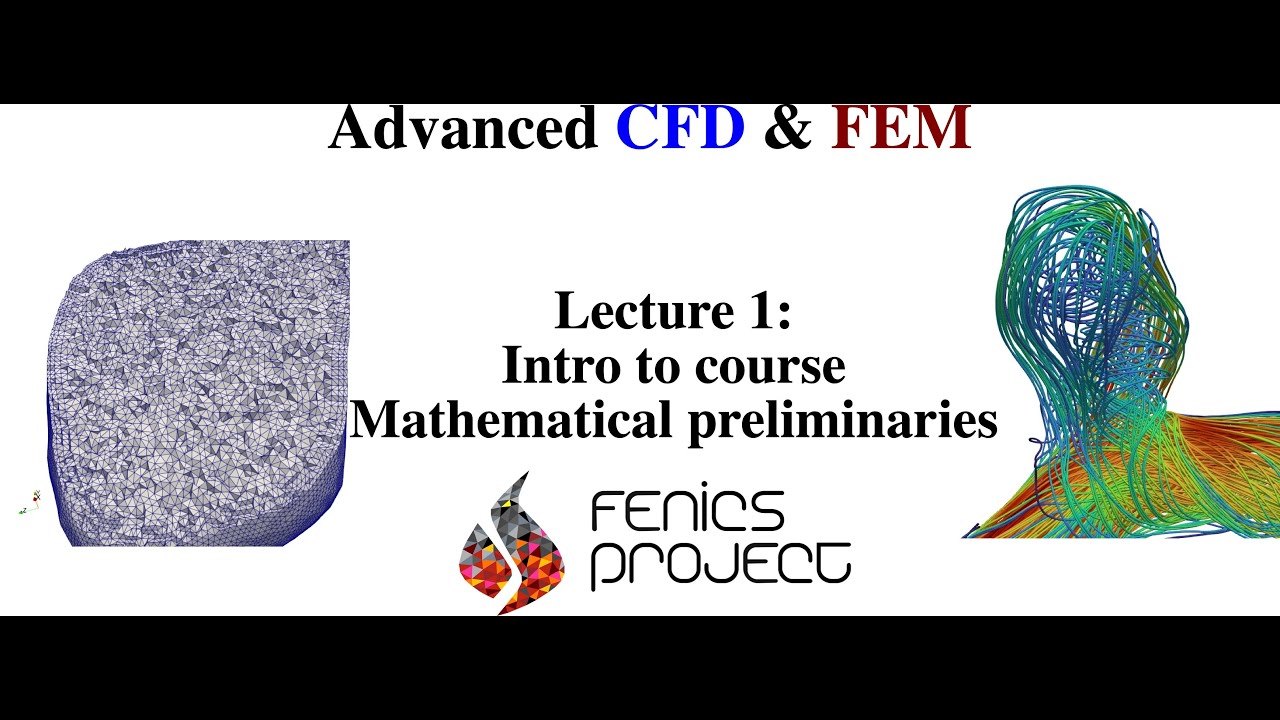 Advanced Cfd And Fem Lecture 1 Intro To Course Mathematical Preliminaries Youtube